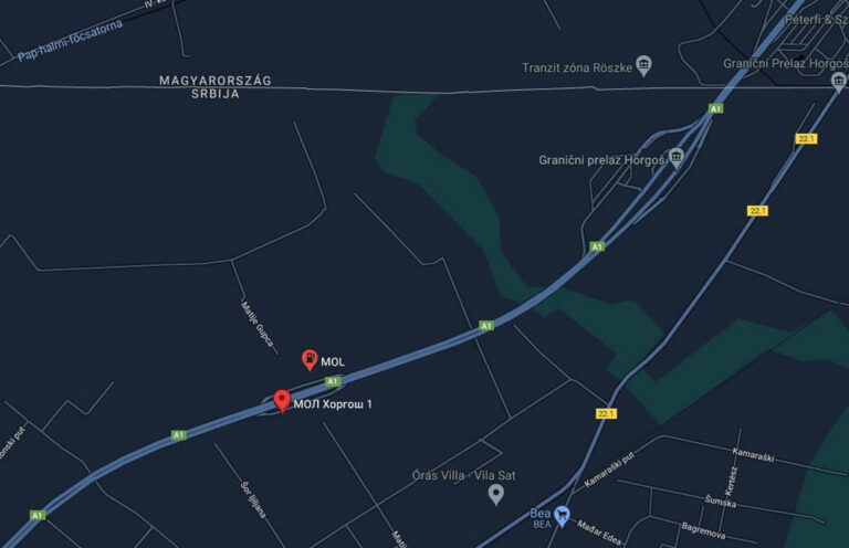 GYÜLEKEZÉSI HELY: A horgosi MOL-kútnál gyülekeznek a migránsok, az az ...